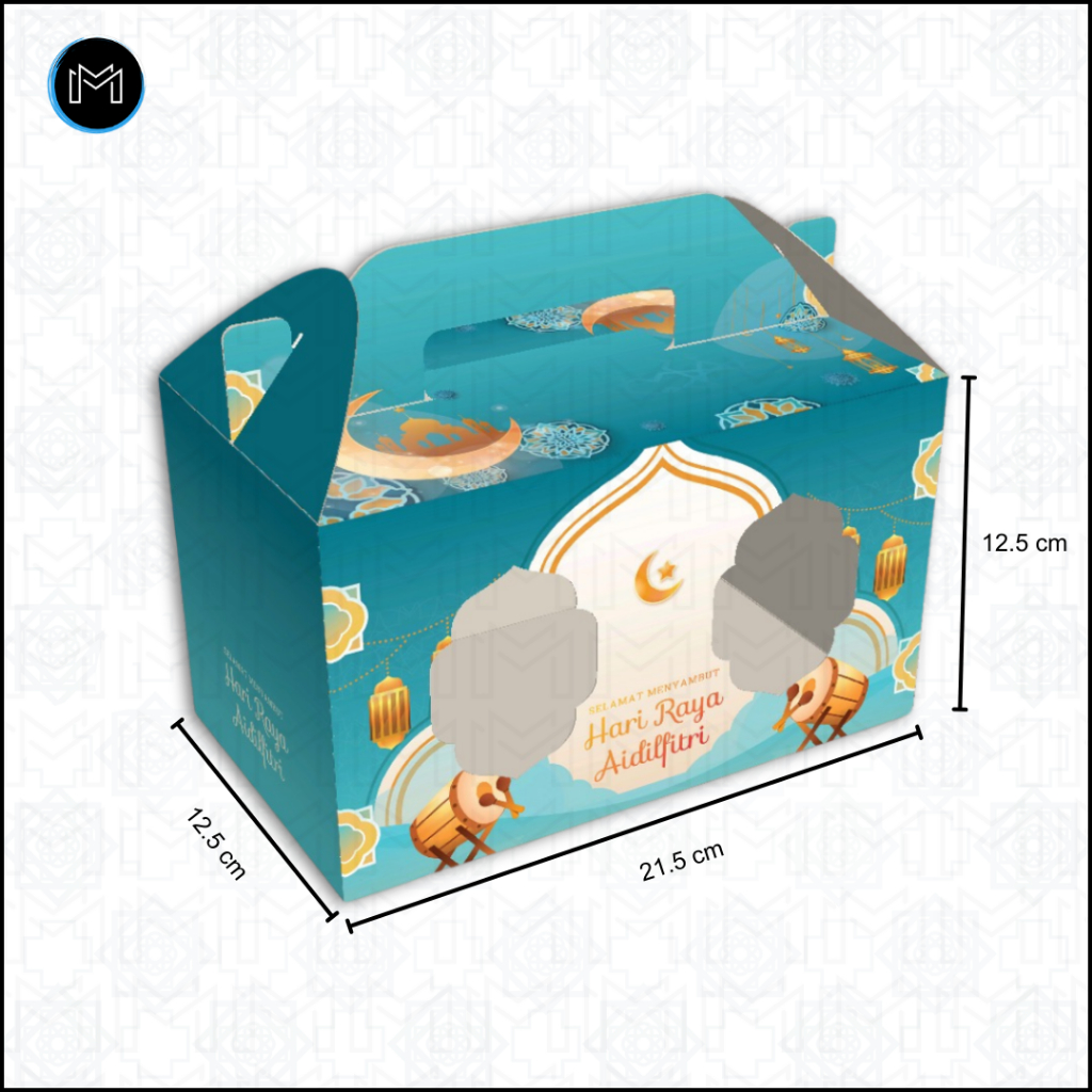 ( 2025 ) Hari Raya Handle Box Hari Raya Gift Box Kotak Hadiah Kotak ...