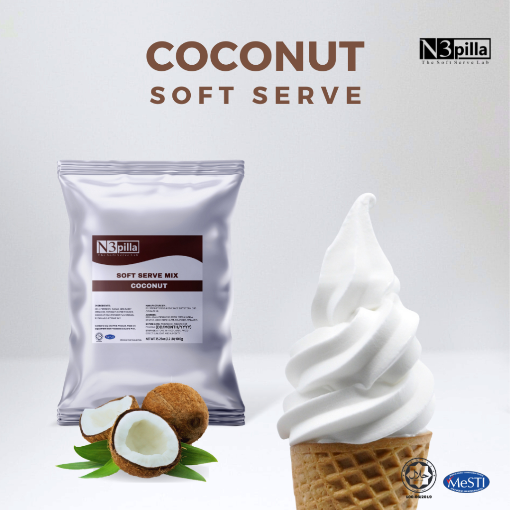N3 Coconut Soft Serve Ice Cream Powder 1KG | Shopee Malaysia