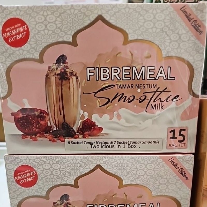 Clear Stock Fibremeal TAMAR Nestum Smoothie Milk 15 Sachet x 25g | Shopee Malaysia