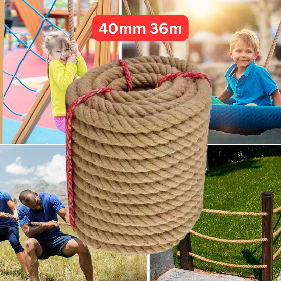 Diamater: 40mm, length: 36m Tug of War Rope with cable Tali Tarik ...