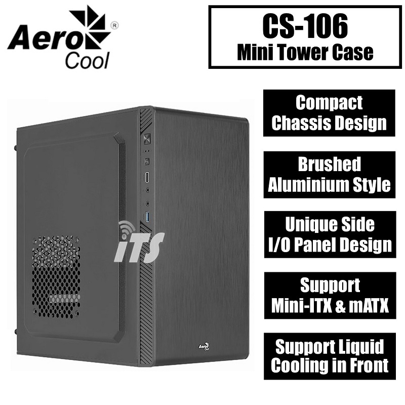 AeroCool CS-106 Mini Tower Chassis | Shopee Malaysia