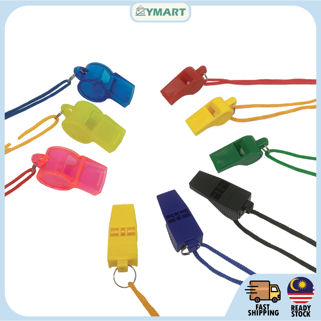 Plastic Whistle Whistle Thick Belt Rope Children Safety Outdoor ...