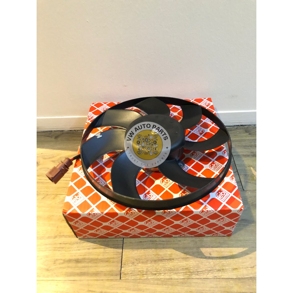 ( 100% FEBI GERMANY ) 1K0959455ET RADIATOR BIG SMALL FAN MOTOR VW GOLF ...