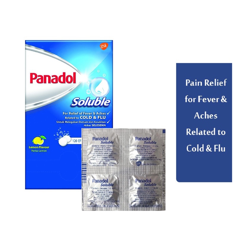 Panadol Soluble 30x4’s | Shopee Malaysia