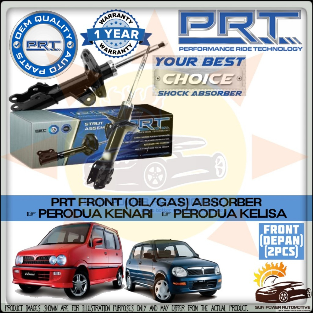 PRT Perodua Kelisa D690 / Kenari D680 Oil / Gas Shock Strut Absorber ...
