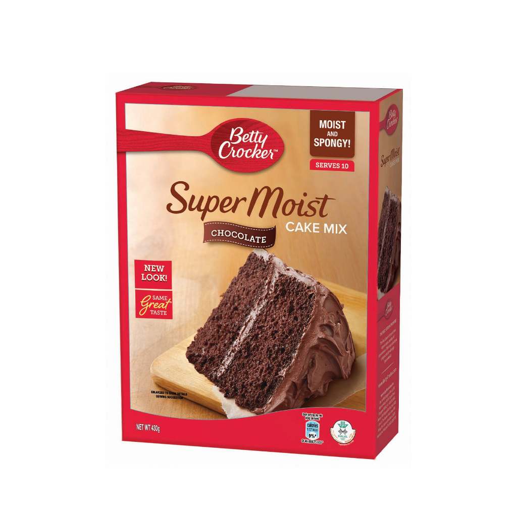 BETTY CROCKER SUPERMOIST CAKE MIX CHOCOLATE 430G | Shopee Malaysia