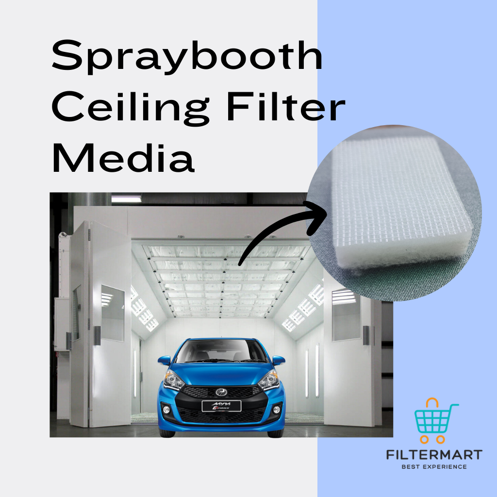 [READY STOCK]CEILING AIR FILTER, SPRAY BOOTH AIR MEDIA, NETTING PAINT ...