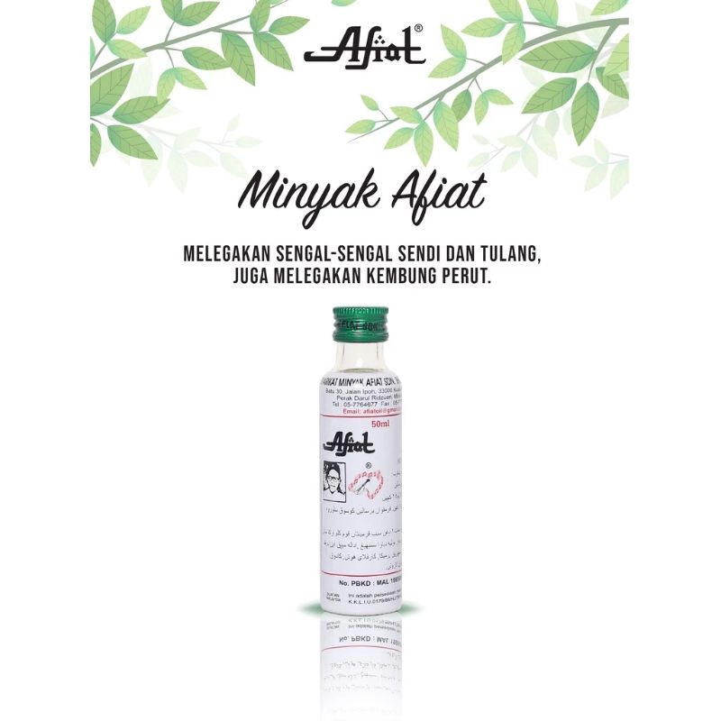AFIAT Massage Oil ( 50ml ) | Shopee Malaysia