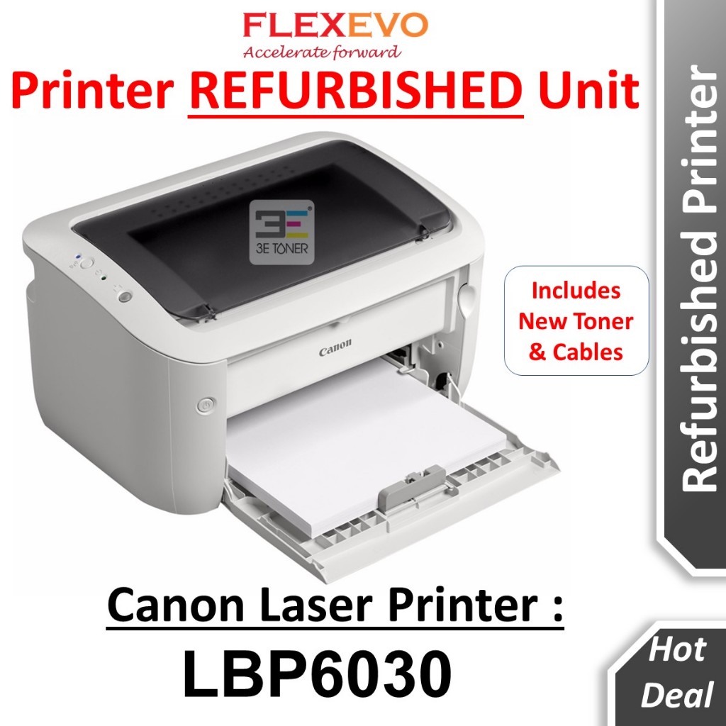 LBP 6030 LBP6030 LBP-6030 Laser Refurbished / Used Printer ( With New ...