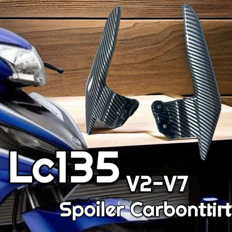 Yamaha LC135 V2 V3 V4 V5 V6 V7 SPOILER Carbon - L Bar Carbon Modified ...