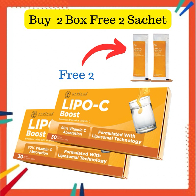 NARINAR LIPO C BOOST 1 OR 2 BOX | Shopee Malaysia
