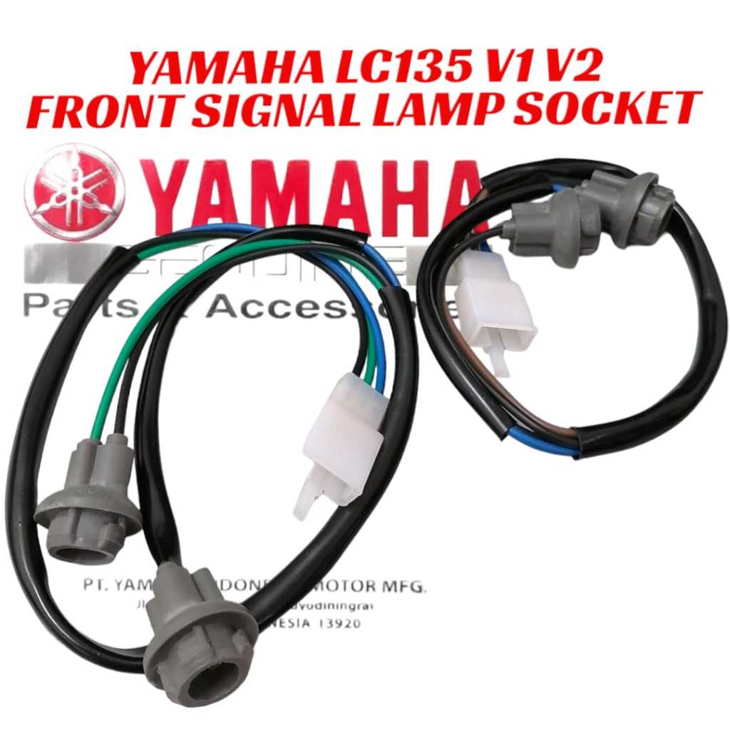 Yamaha LC135 V1 V2 LC V1 V2 Front Signal Lamp Socket Wiring Signal Lamp Light LC135 | Shopee ...