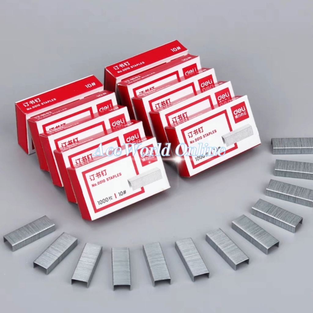 Stapler Bullets | No. 10-1M | 1 Box (1000 Bullets/Staples) | Shopee ...
