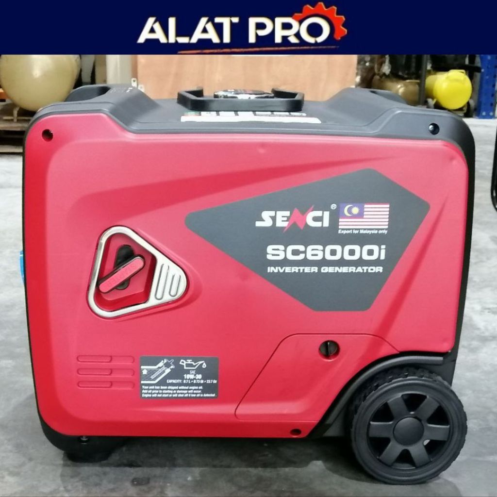 SENCI SC6000i 6000Watt/6.0KW Inverter Silent Petrol Generator - Heavy ...