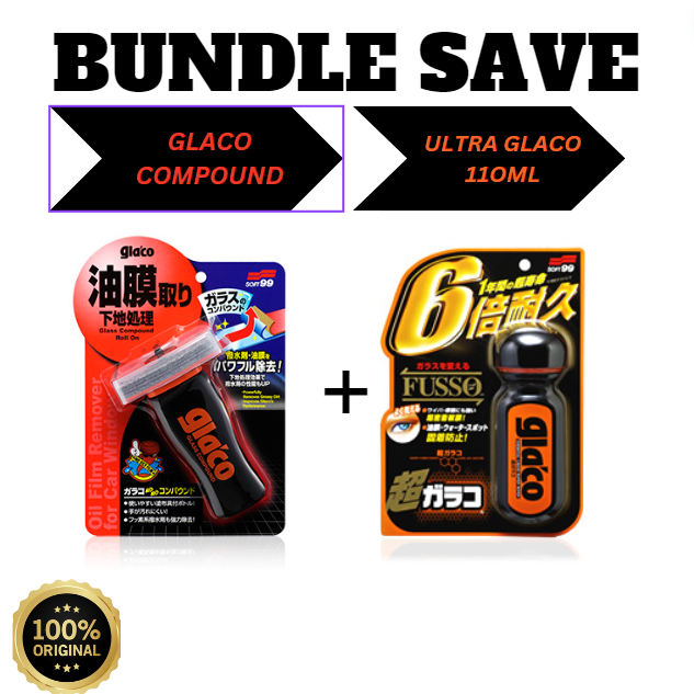 [BUNDLE&SAVE] GLACO COMPOUND + ULTRA GLACO 110ML | Shopee Malaysia
