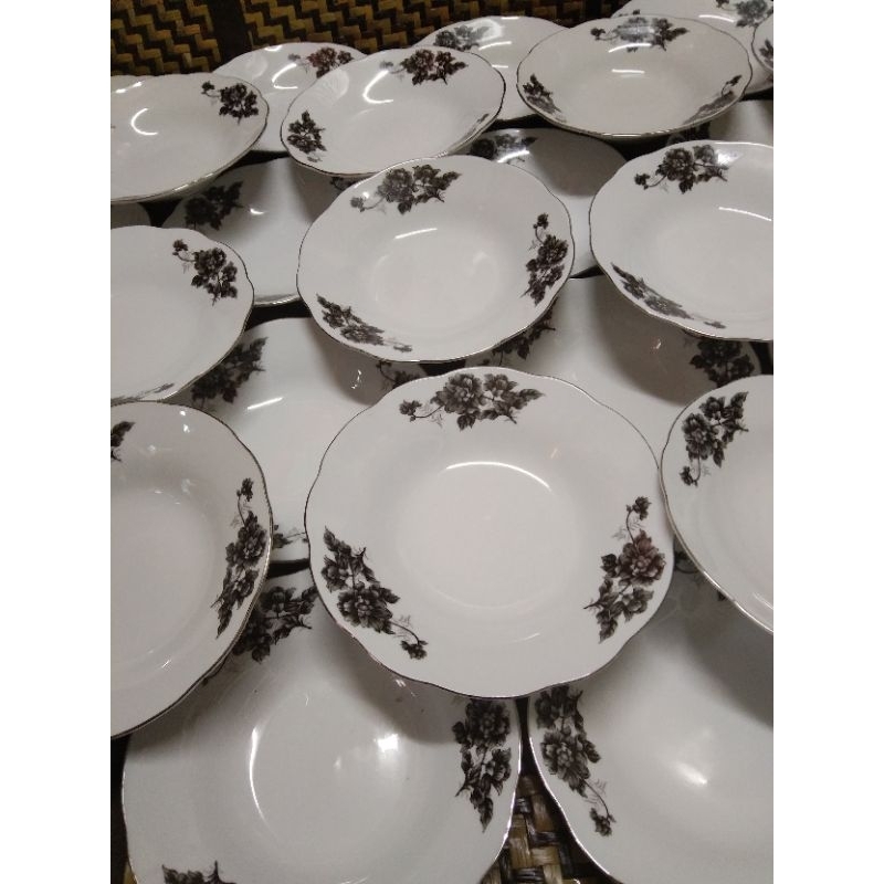 Pinggan vintage 80an kekwa hitam klasik cantik | Shopee Malaysia