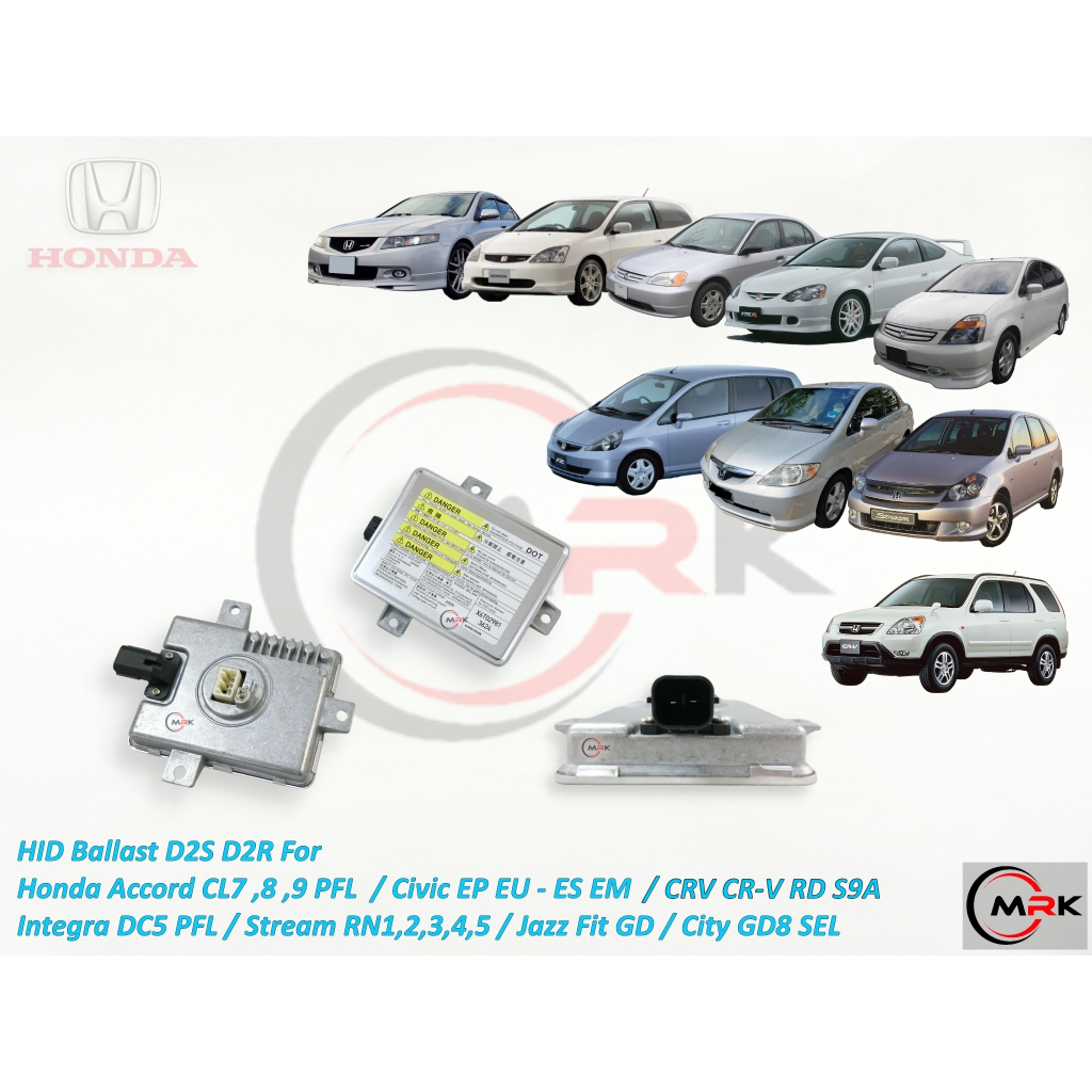 Honda Stream RN1 RN3 RN5 / Jazz GD1 / City GD8 / Civic ES / Accord ...