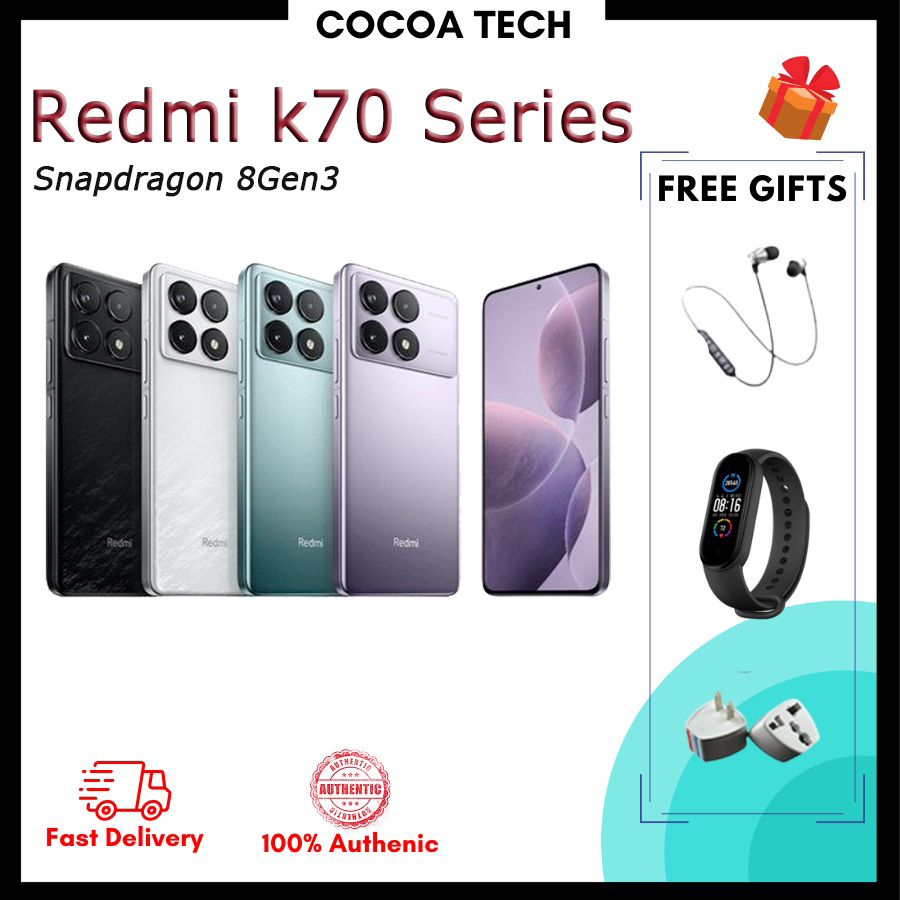 (NEW) Xiaomi Redmi K70 Snapdragon 8 Gen2/Redmi K70 Pro Snapdragon 8 Gen3 /Redmi K70e Redmi k70 ...