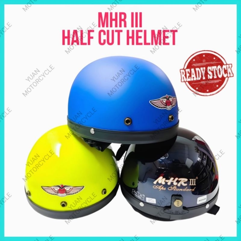 Original Limited MHR III Steng Half Cut Helmet Special Color Topi ...