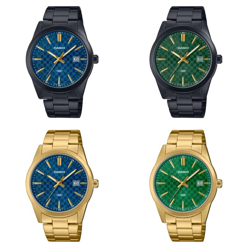 CASIO GENERAL MEN STAINLESS STEEL MTP-VD02B-2A / MTP-VD03B-3A / MTP ...
