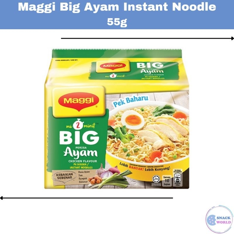 Maggi Big Perisa Ayam Instant Noodle 2 minutes | Shopee Malaysia