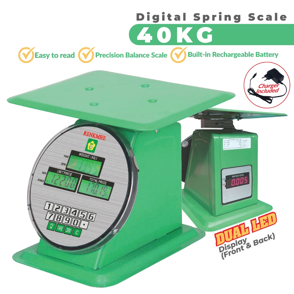 30Kg 40Kg Spring Dial Scale Weighing Balance Kitchen Scale Timbang ...
