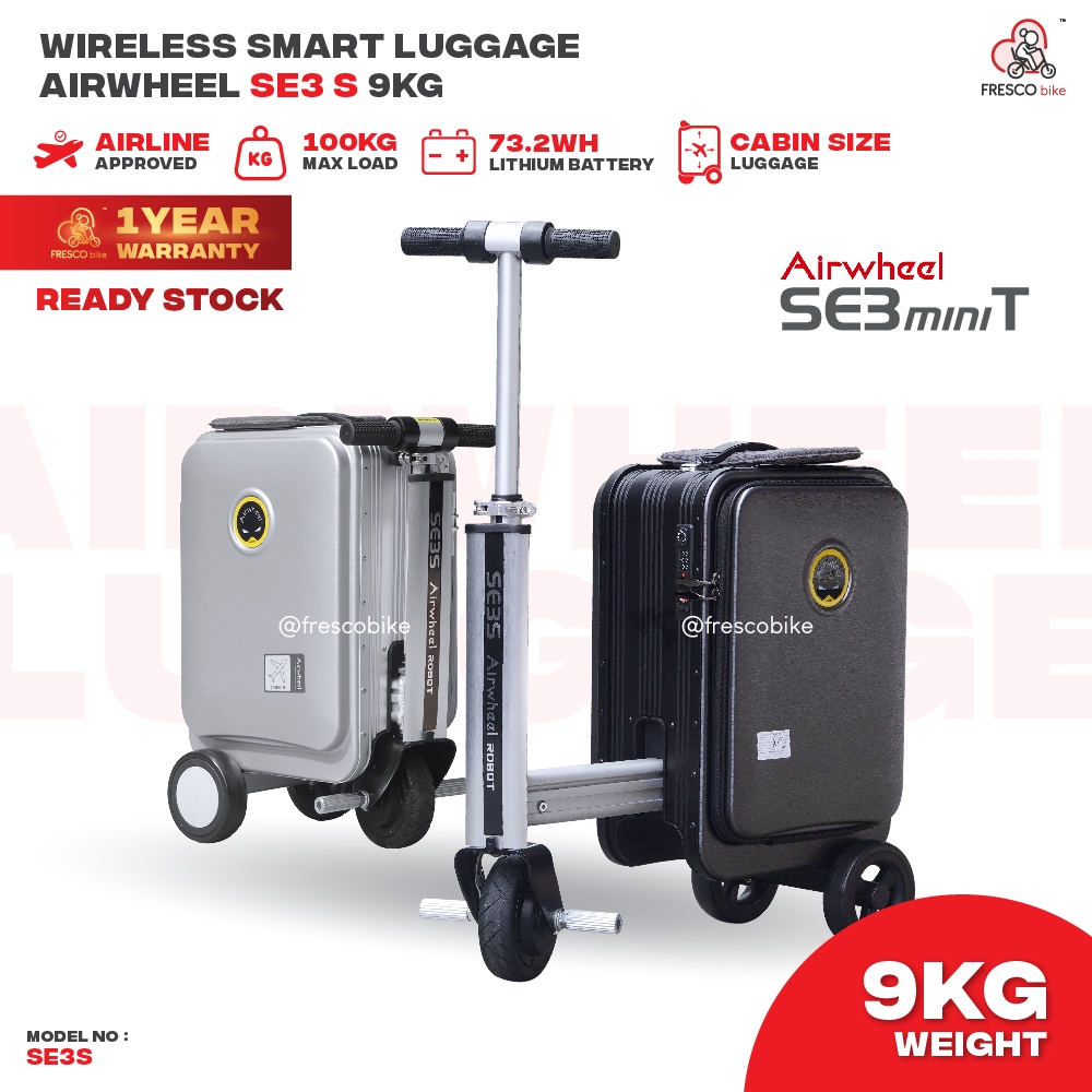 Airwheel SE3S Wireless Ride Boarding Luggage Wireless 20L Electric ...