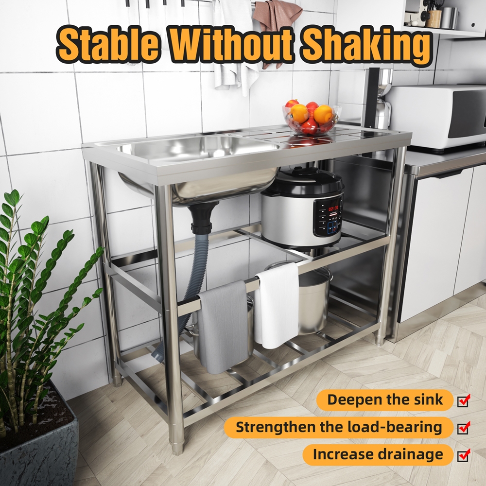 Sinki Dapur Singki Dapur Kitchen Sink With Stand Sinki Stainless Steel ...