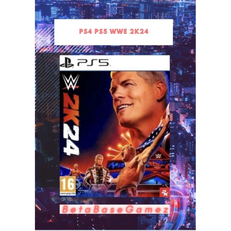 WWE 2K24 Standard/Deluxe/Wrestlemania edition PS4 PS5 Full Game Digital ...