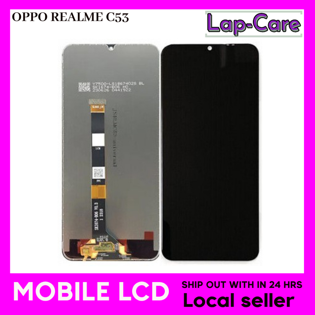 [Lap-Care] OPPO REALME C53 RMX3760 COMPATIBLE LCD DISPLAY TOUCH SCREEN DIGITIZER | Shopee Malaysia