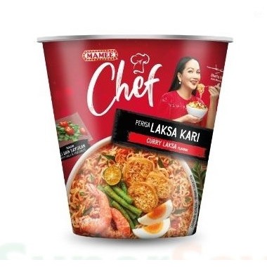 MAMEE Chef Laksa Kari/Curry Laksa Flavor Cup 72g | Shopee Malaysia
