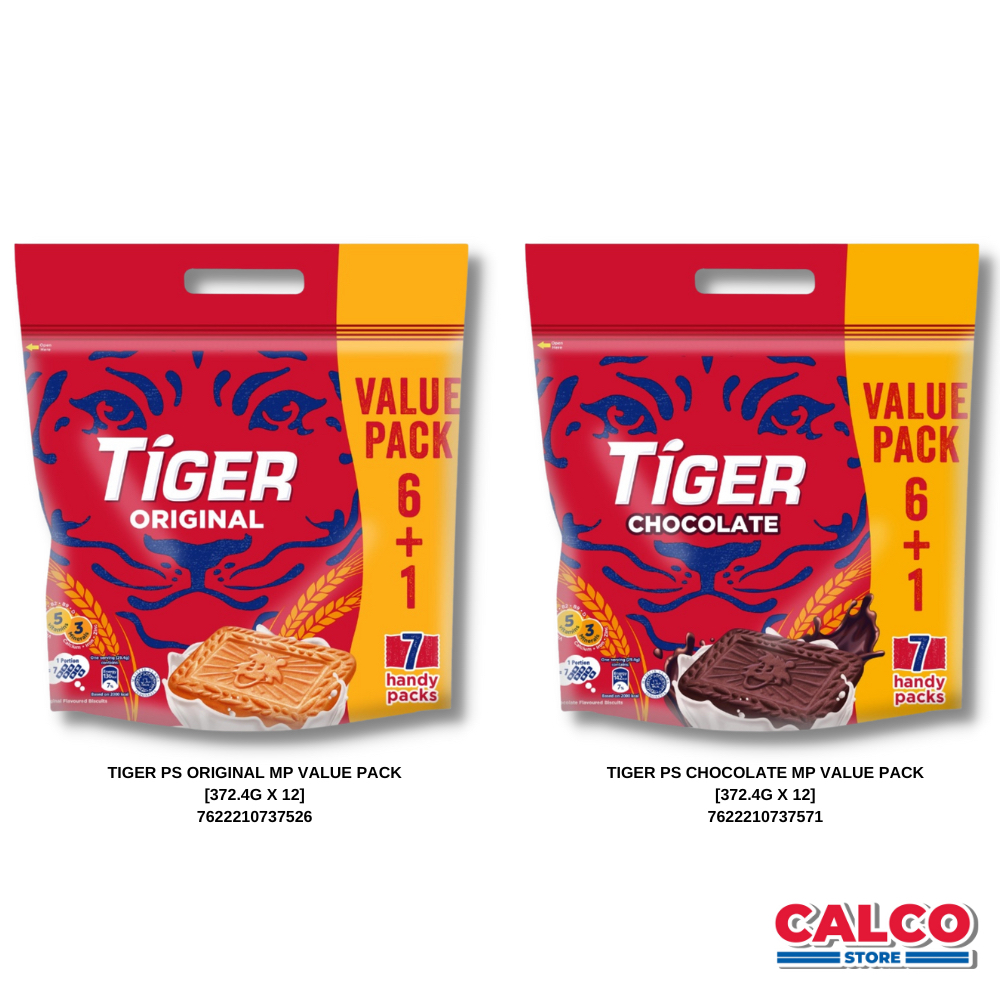 372.4g Tiger Brand Biscuit Value Pack 6+1- 2 Variants Original ...