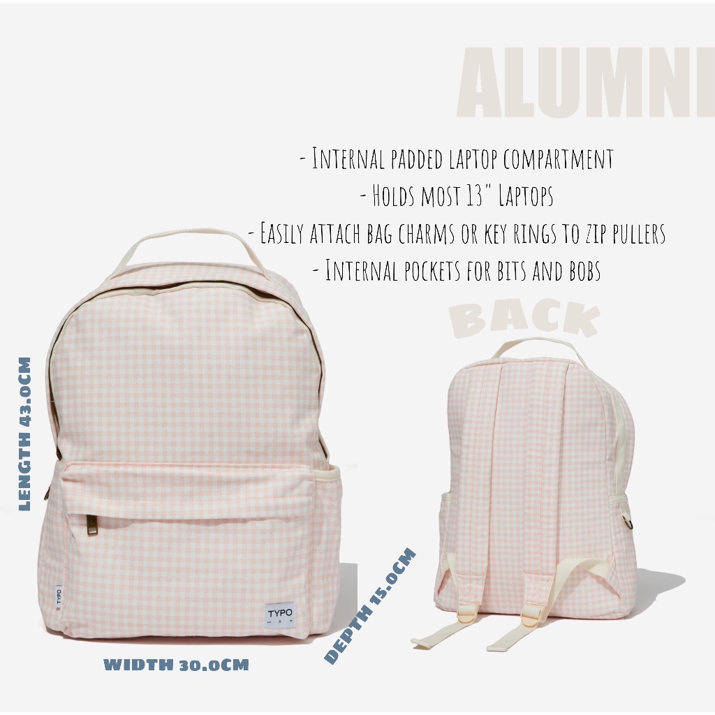 TYPO Backpack / Alumni Backpack & Off The Grid Backpack/ School & Work ...