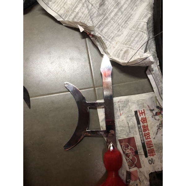 单月画戟Single moon painted halberd | Shopee Malaysia
