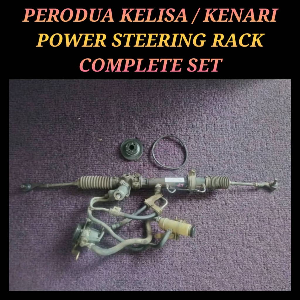 🇯🇵🇯🇵 Power Steering Rack / Stereng Rak Perodua Kelisa / Kenari Power ...