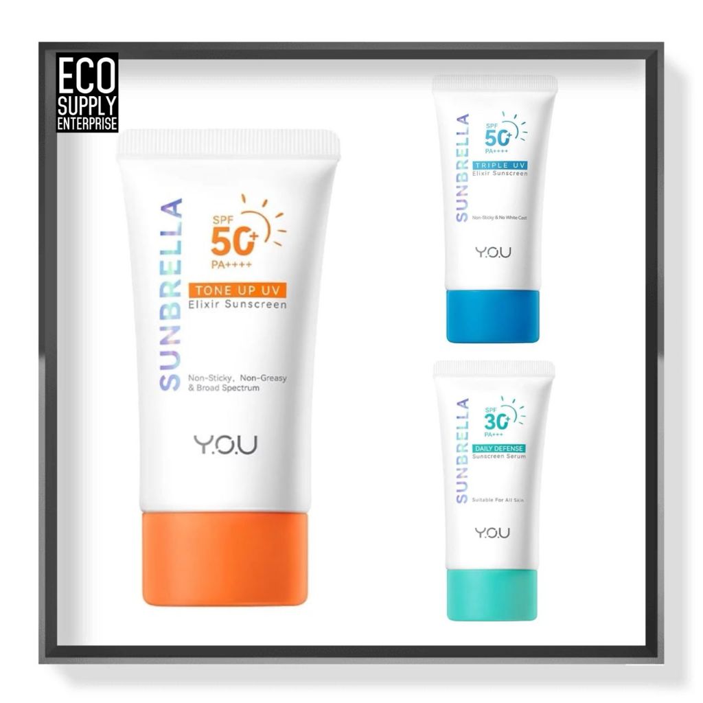 Y.O.U Sunbrella Tone Up UV Elixir Sunscreen Gel SPF 50+ PA++++ 40ml/Y.O ...
