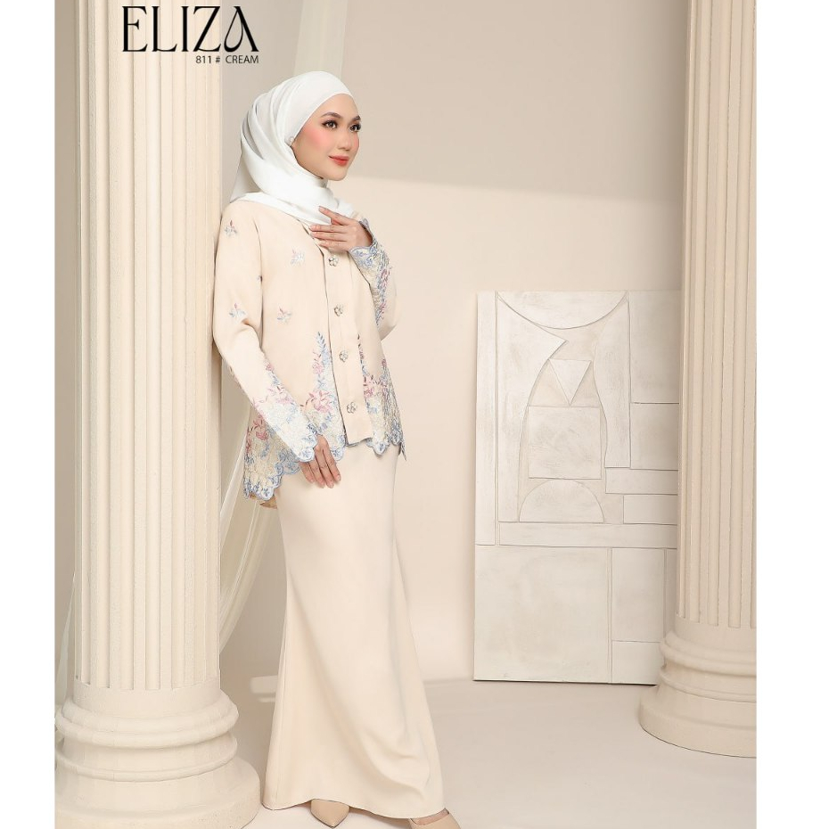 CHICCHOC ELIZA KURUNG MODEN ALA KEBAYA KLASIK FISHTAIL BERSULAM KEBAYA ...