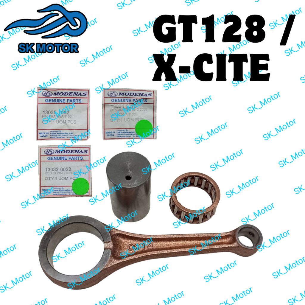 TKRJ Modenas GT128 GT 128 / X-CITE 130 Original Connecting Rod Set Con ...
