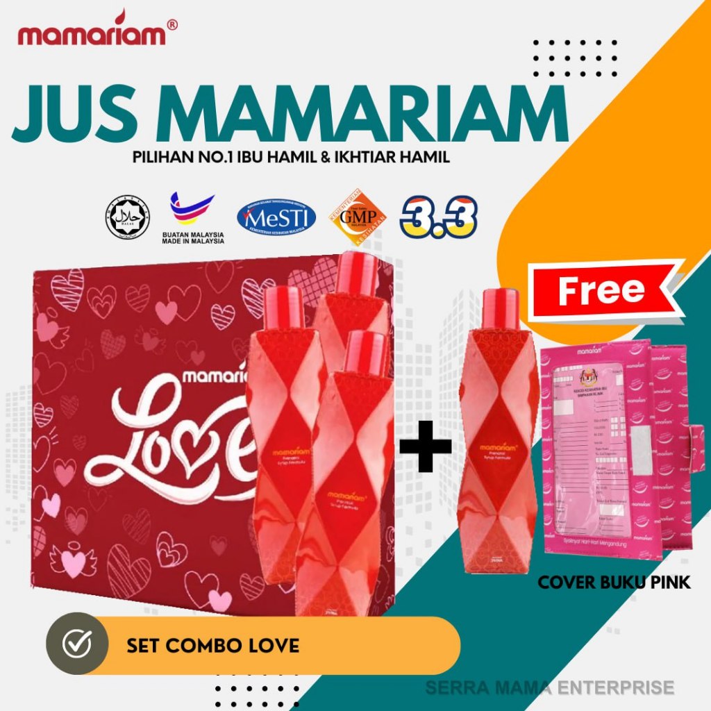 𝗪ITH 𝗙𝗥𝗘𝗘𝗚𝗜𝗙𝗧 Jus Mamariam Original HQ untuk Ibu Hamil dan Ikhtiar ...