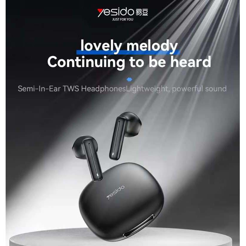 YESIDO TWS25 Wireless Bluetooth V5.3 Earbuds Headset / Smart Touch / Hi-Fi Super Bass / Charging ...