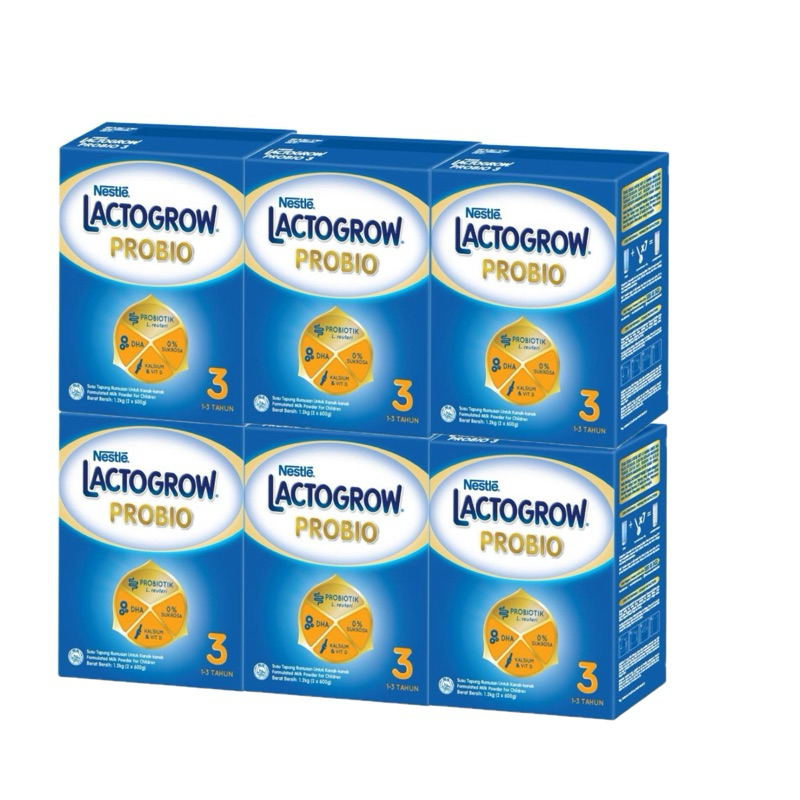 Nestle LACTOGROW Step 3 1.2kgx6 box | Shopee Malaysia