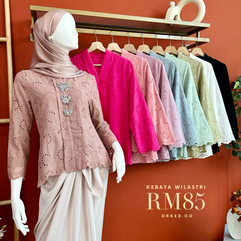 KEBAYA WILASTRI BY BUTIK ORKED.CO | Shopee Malaysia