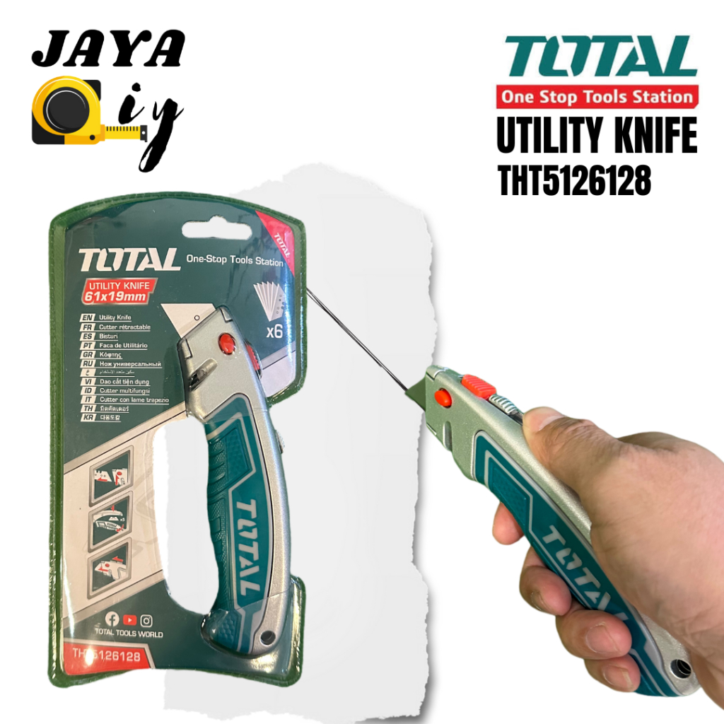 Total Utility Knife CUTTER DIY KNIFE PISAU - THT5126128 | Shopee Malaysia