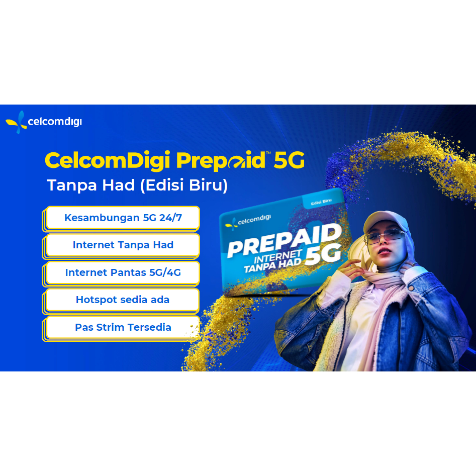 CELCOM PREPAID 5G - UNLIMITED INTERNET & CALL - KEKAL NOM LAMA | Shopee ...