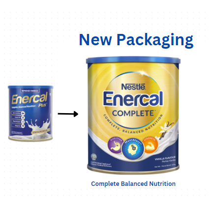 [New Packing] Enercal Complete Nutrition Milk 850g [Nutrition Drink ...