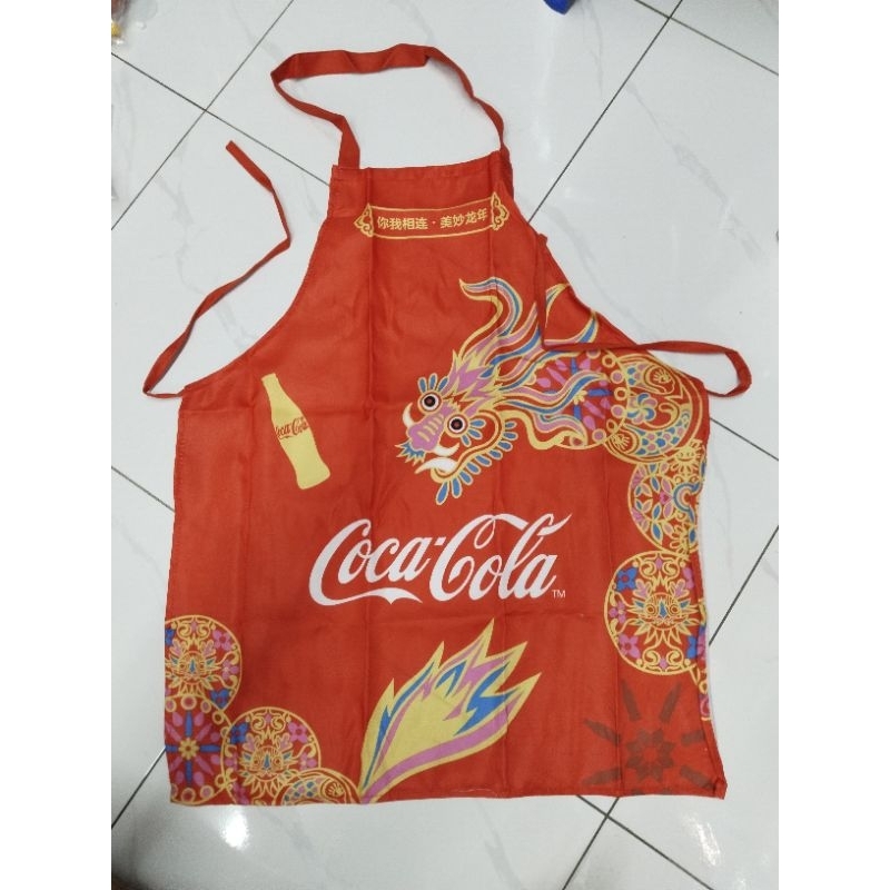 Coca Cola Coke Dragon Year CNY Apron | Shopee Malaysia