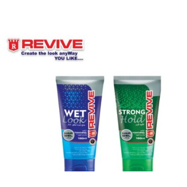 Revive Hair Gel Strong Hold/Wet look (150 ml) | Shopee Malaysia