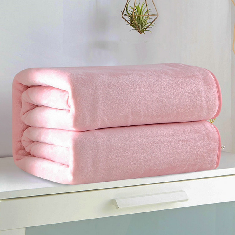 Selimut Baldu Gebu Plain Super Soft Perfect Warm Solid Color Microfiber ...