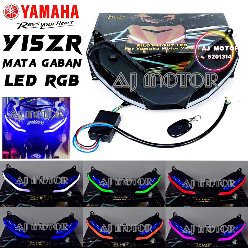 RGB MATA GABAN LED [ CHANGE COLOUR ] YAMAHA Y15ZR Y15 V1 V2 POSITION PILOT SIGNAL LIGHT LAMPU ...