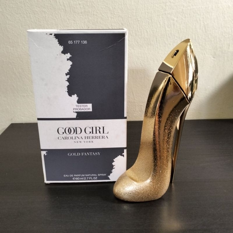 Authentic Carolina Herrera Good Girl Gold Fantasy EDP 80ml | Shopee ...